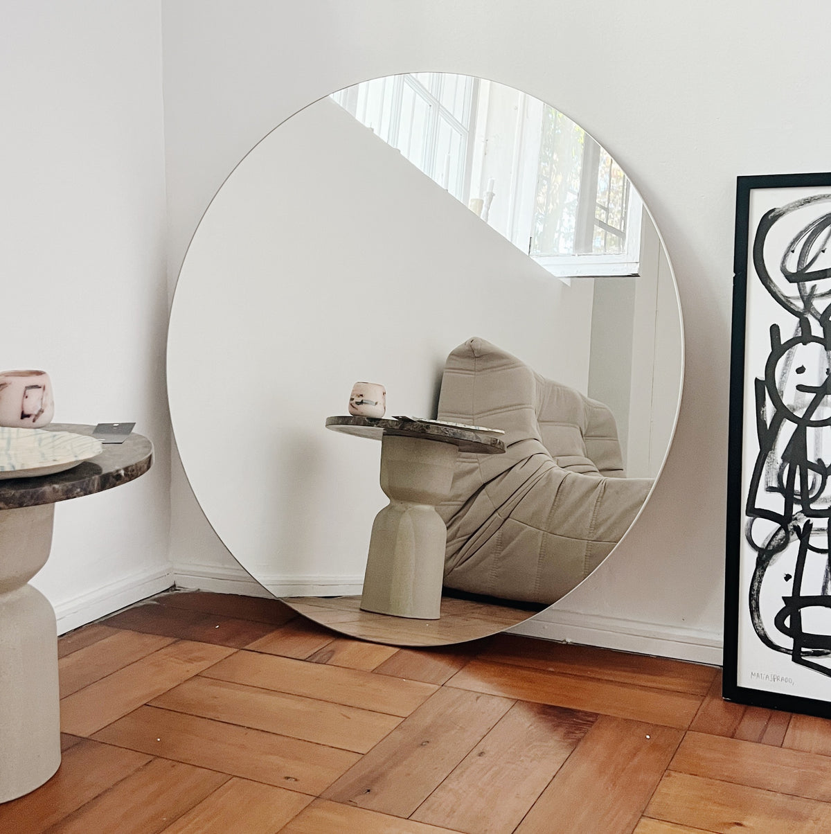 Espejo Circular 92 Diámetro – Cerio